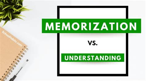 Memorization Vs Understanding Blog Image 1 Schoolhabits