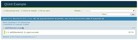 Qunit With Grunt A Minimal Javascript Unittest Example Gordon Lesti