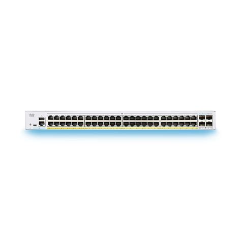 Switch Cisco Cbs250 48p 4g Br Smart 48 Port Ge Poe 4x1g Sfp