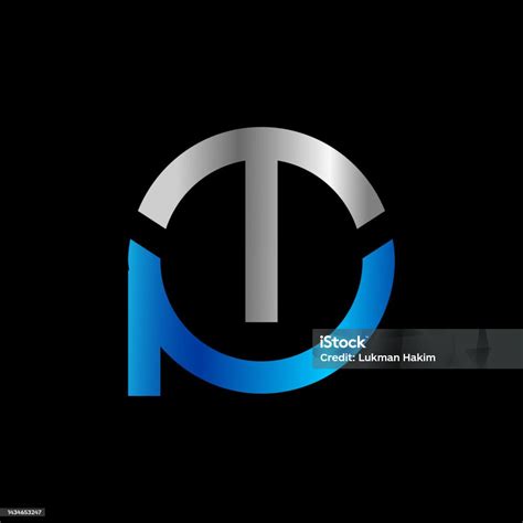 Tp Monogram Vector Design Illustration Stock Illustration Download Image Now Logo Abstract