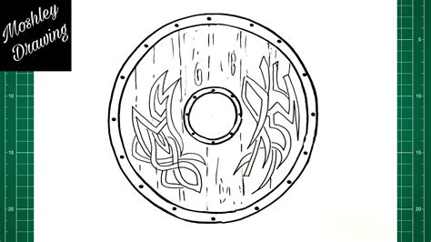 Viking Shield Drawings