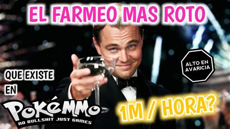 El MEJOR Farmeo MILLONARIO De Pokemmo Real NO FAKE POKEMMO YouTube