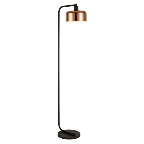Dayla 57 Blackened Bronze Arched Floor Lamp