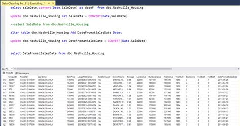 Datacleaning Sql Dataanalysis Datawrangling Nashvillehousing