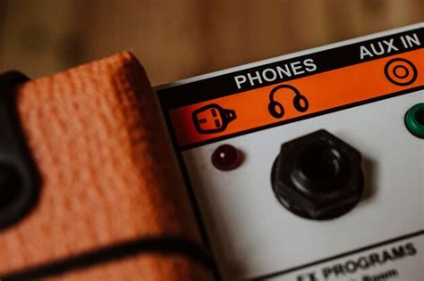 Premium Photo Close Up Of Amplifier On Table