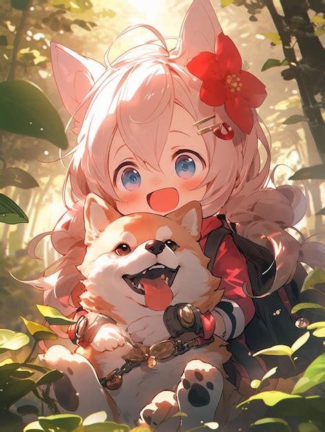 Cute Cats And Dogs Anime