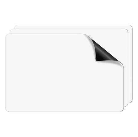 Flexible Vinyl Blank Magnetic Sign Sheets With Round Corners