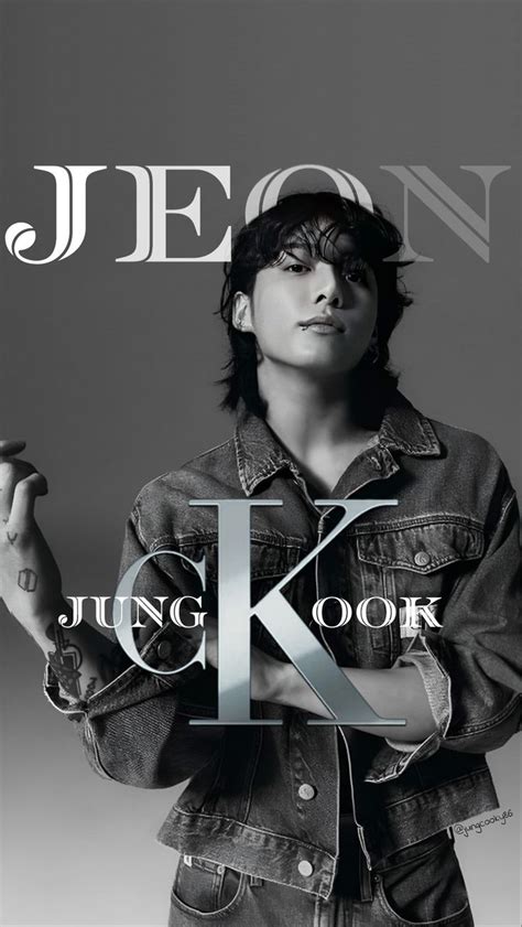 Bts Jungkook Calvin Klein Wallpaper Lockscreen Edit Jeon Jungkook Photoshoot Jungkook Vogue