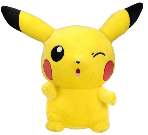 Pokemon Big Round Stuffed Toy Angel Kiss Pikachu HLJ