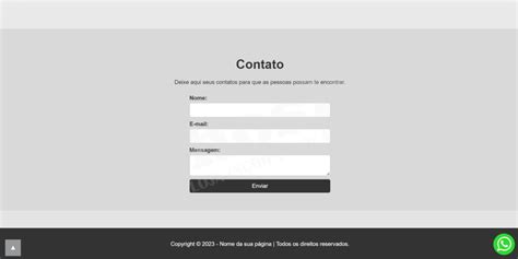 Página De Portfólio Feito Em Html And Css Script Php Aqui Brasil Oficial