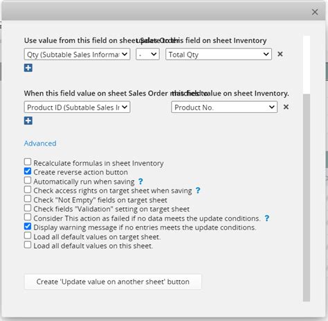 Update Value On Another Sheet