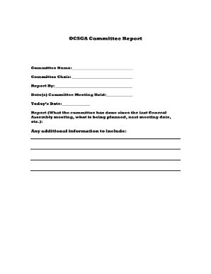 Fillable Online Myoc Odessa Committee Report Form Odessa College Myoc Odessa Fax Email Print