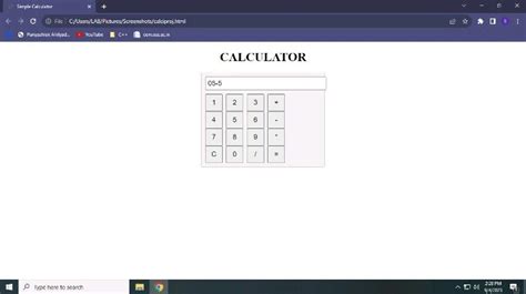 Saniya Shaikh On Linkedin Internship Webdevelopment Calculator