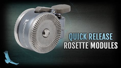 Arri Rosette Mount With Quick Release Push Button Kondor Blue