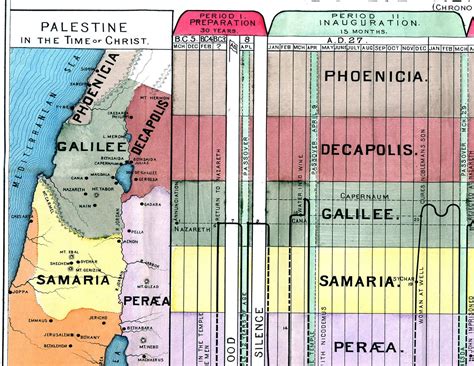 Jesus Map Biblical Histomap Download Biblical Map Christian