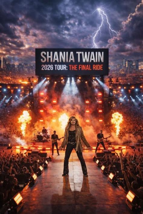 Golden 🚨 Breaking News 🚨 Shania Twain Announces 2026 Farewell Tour