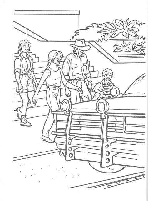 Jurassic Park Official Coloring Page Jurassic Park O Parque Dos