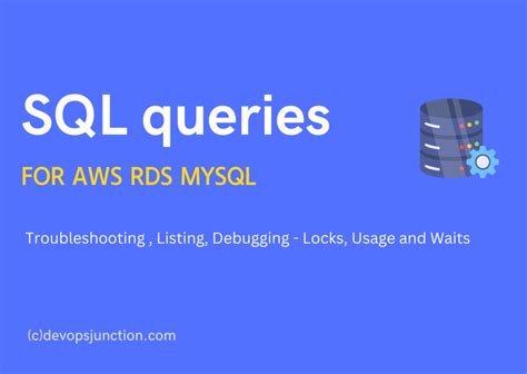 Sql Queries For Mysql Rds Cpu Usage Locks Waits And Kill Aws