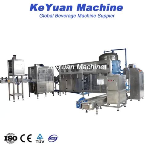 Semiautomatic Small Barreled Water Production Line Equipment Five