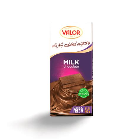 Valor Milk Chocolate No Added Sugar Sugar Free Heaven
