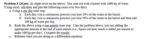 solved problem 3 20 pts as slight twist on the above you