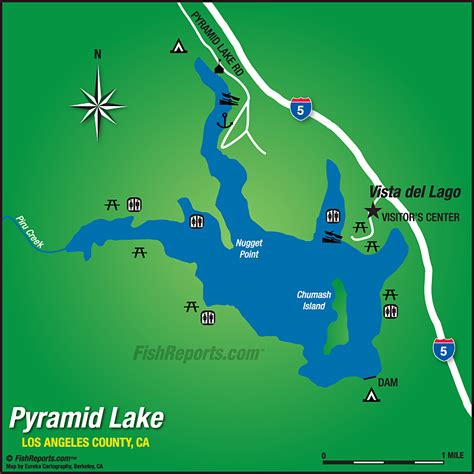 Pyramid Lake Ca Fish Reports And Map