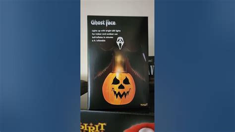 Spirit Halloween Ghostface Inflatable Blow It Up Blow It Up Youtube