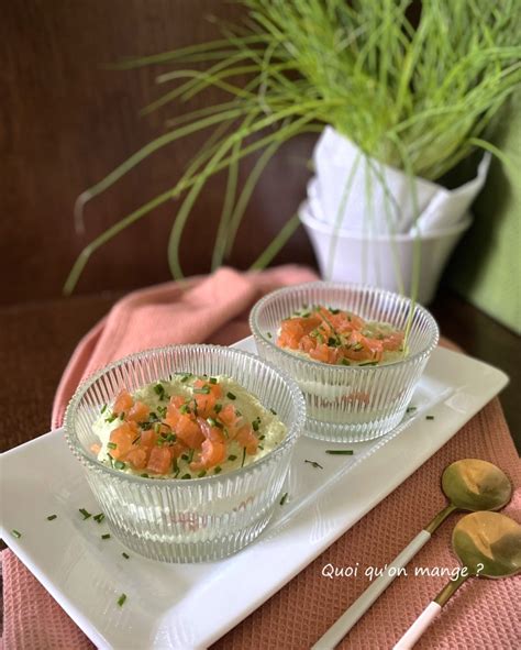 Verrines De Saumon Fumé Et Avocat à La Ricotta Quoi Quon Mange
