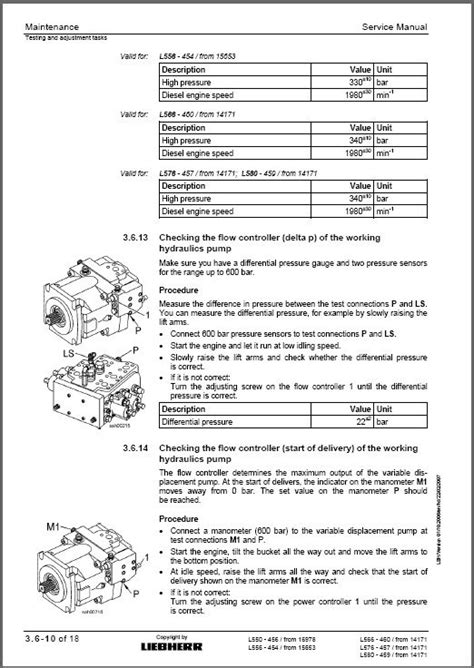 Liebherr L550 L556 L566 L576 L580 Wheel Loaders Service Manual Cd