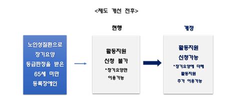 내년부터 장기요양 서비스 이용 노인성 질환 65세 미만 장애인도 활동지원 서비스 신청 가능 대한노인신문