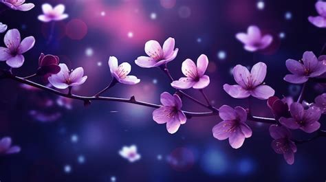 Violet Background Premium Ai Generated Image