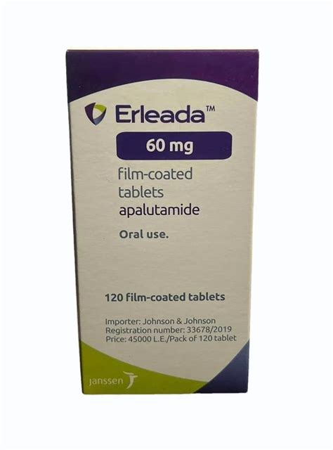 Erleada Apalutamide Tablets Strength 60 Mg At ₹ 15713 Box In Mumbai Id 2853182272691