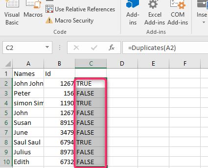 How To Filter Cells That Ha Duplicate Text Strings In Excel