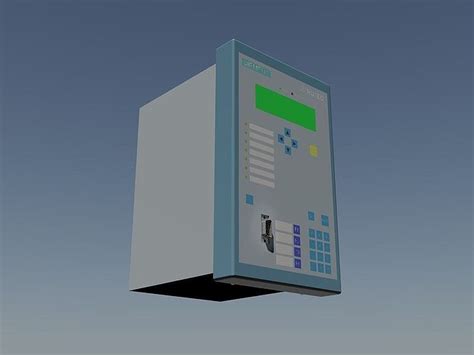 Protection Relay Siemens Siprotec 7sj62 Free 3d Model Cgtrader