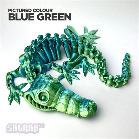 Unlock Endless Fun Get Your Articulated Skeleton Crocodile Today