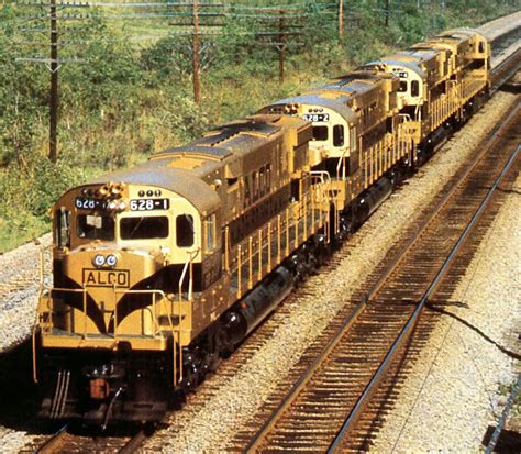 Alco C628 Locomotives Roster Data Sheet Specs