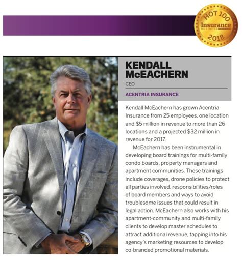 Paige Hughes On Linkedin Kendall Mceachern Recognized As A Hot 100