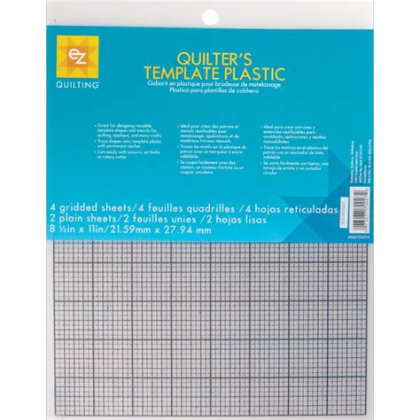 Ez Quilting Template Plastic