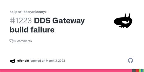 DDS Gateway Build Failure Issue Eclipse Iceoryx Iceoryx GitHub