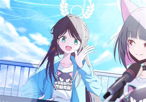 Kazusa Airi Kazusa And Airi Blue Archive Drawn By Aramidprism