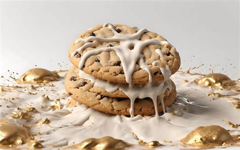 Premium Photo Falling Broken Chip Cookies Flying Biscuits Collection