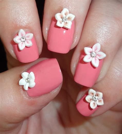 3d Flower Nail Designs Pretty Designs