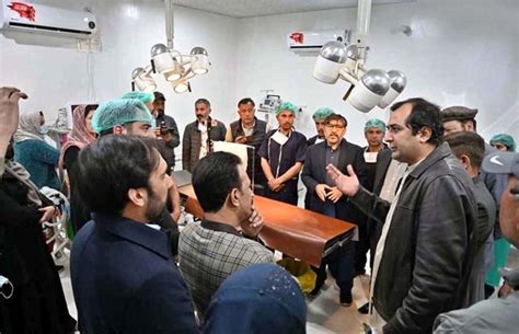 Chief Minister Gilgit Baltistan Khlid Khurshid Khan Visiting The Newly
