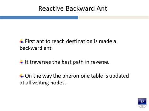 Anthocnet Routing Algorithm Pptx Computer Networking Computing