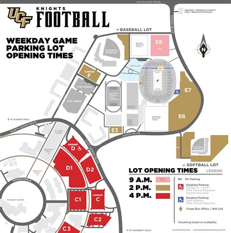 Ucf Football Stadium Map