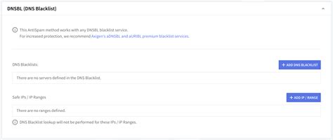 Setting Up DNSBL DNS Blackhole Lists Axigen Documentation