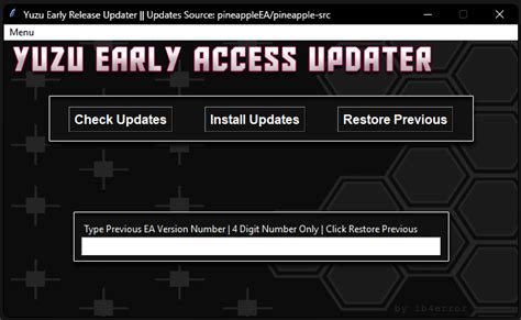 I Created A Yuzu Ea Updater No Pythondependencies Required Singular