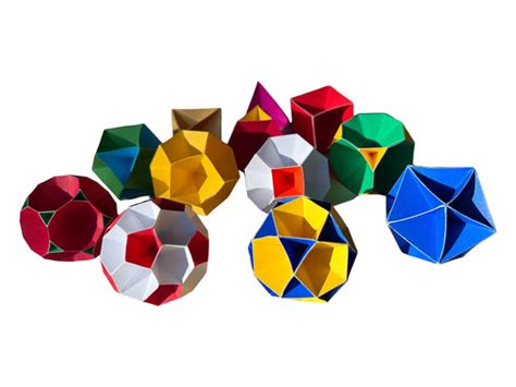 Excavated Polyhedra Paper Model Set Tarquingroup