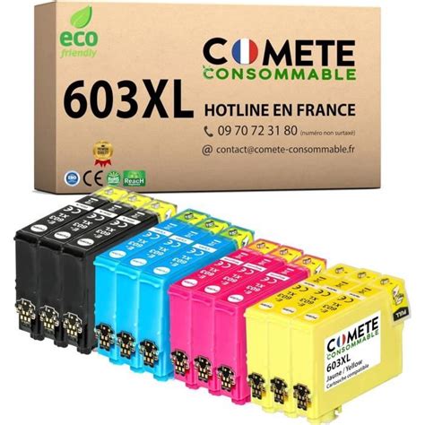 Marque Française 603XL Cartouches d encre Compatibles avec Epson