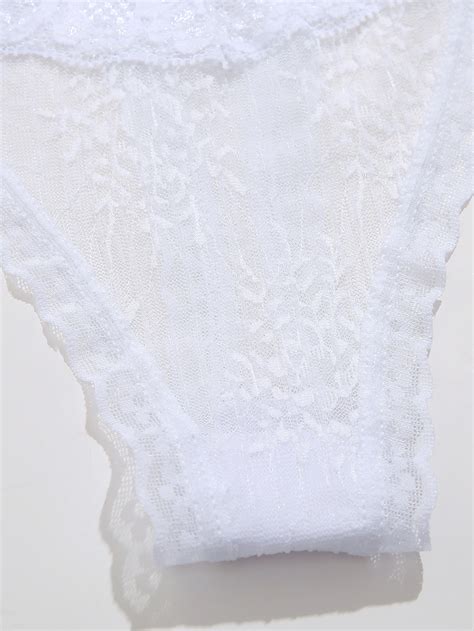 Finetoo Floral Lace Panty Shein Uk